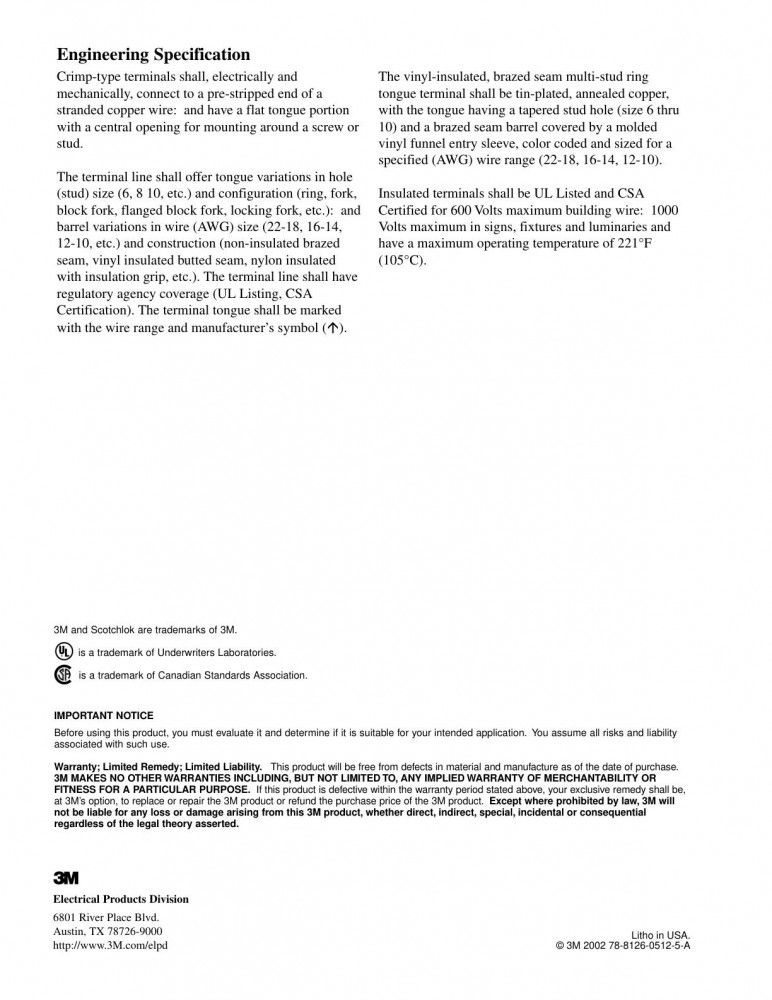 MV10-610RK technical datasheet page 2