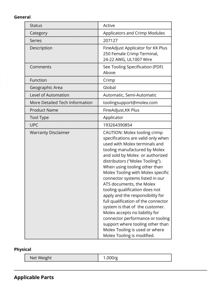 Molex 639047600 technical document image, page 2