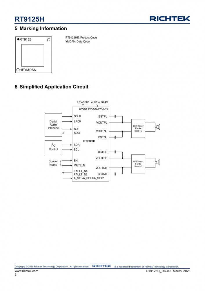 RT9125H document page 2