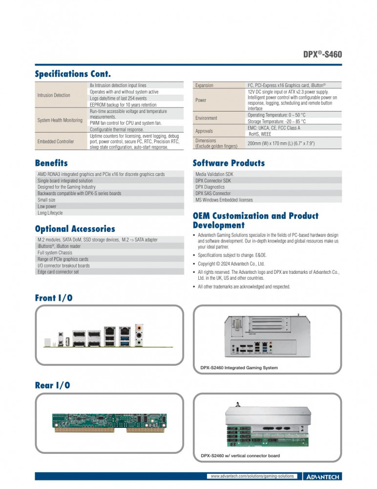 DPX-S460 product document page 2