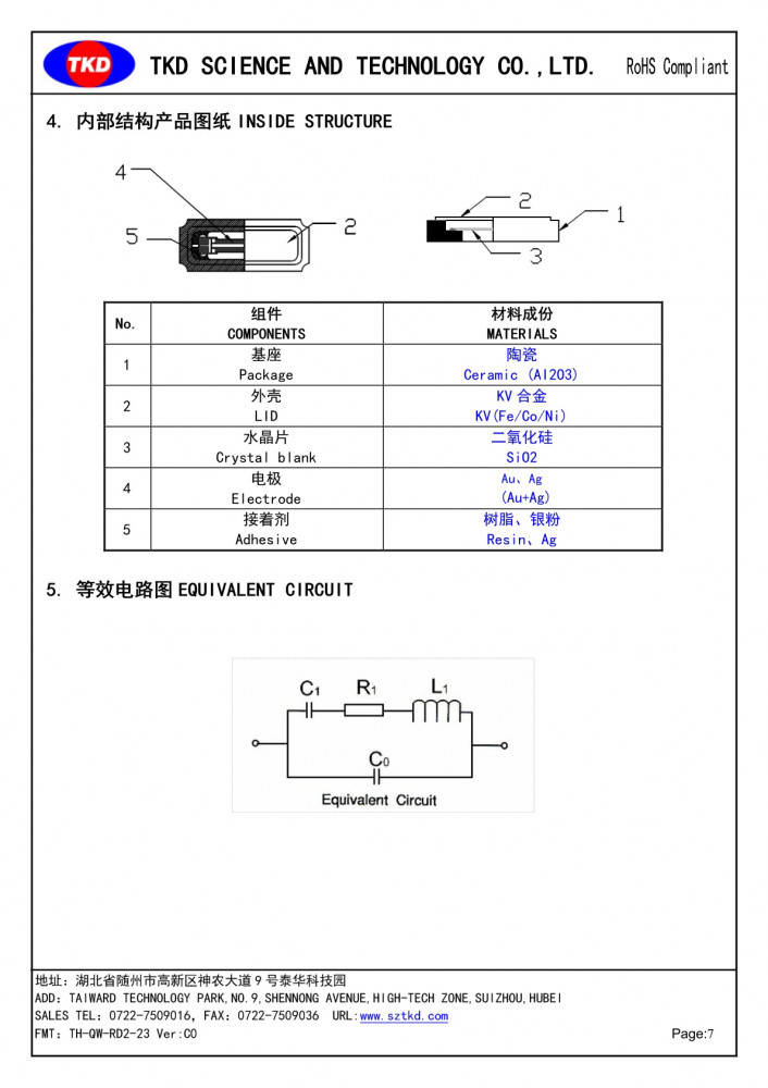 SF20WK32768D91T004 specification page 7
