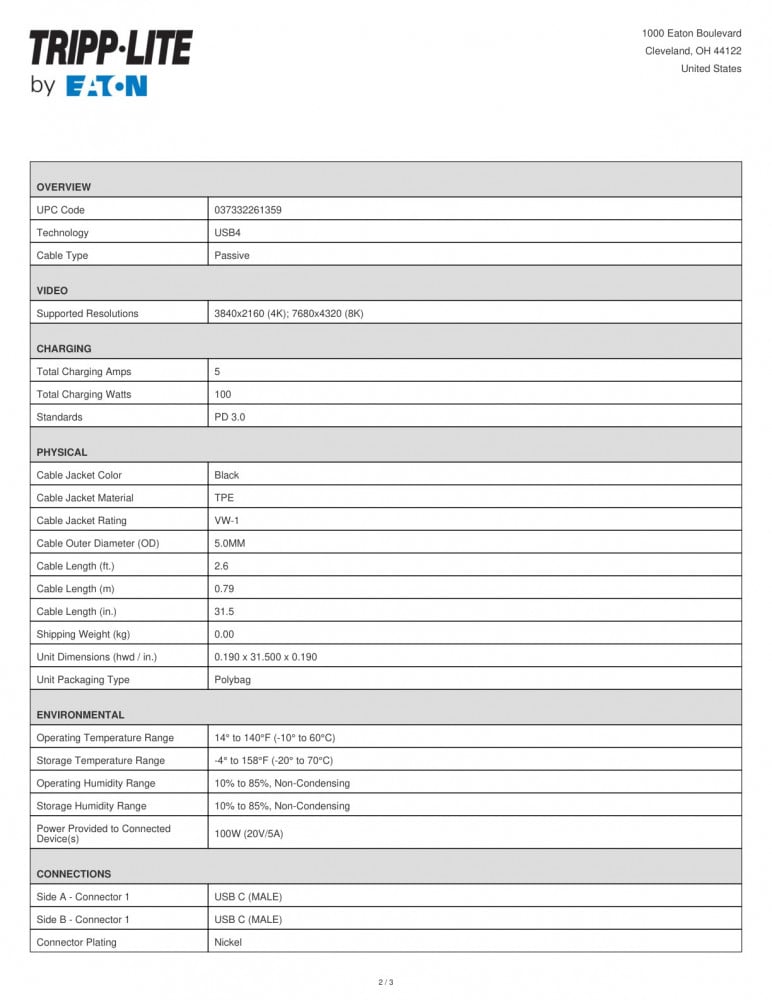 U520-31N technical document page 2