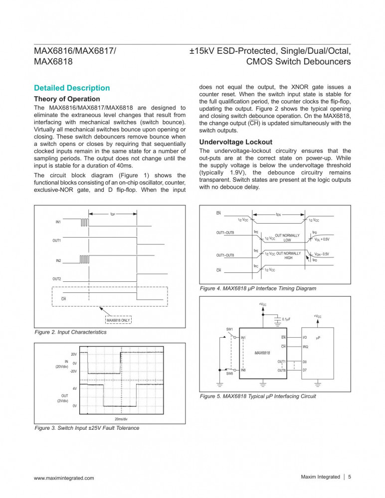 MAX6818 datasheet page 5