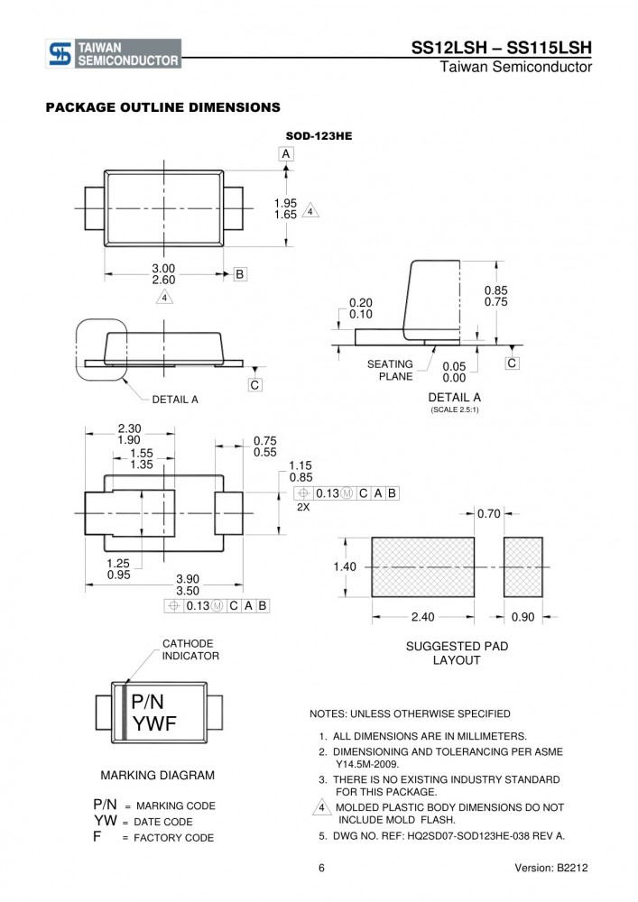 SS115LSH datasheet page 6