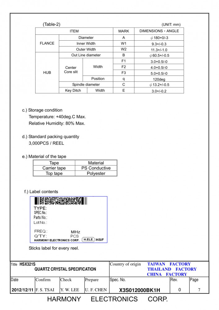 X3S012000BK1H specification page 7