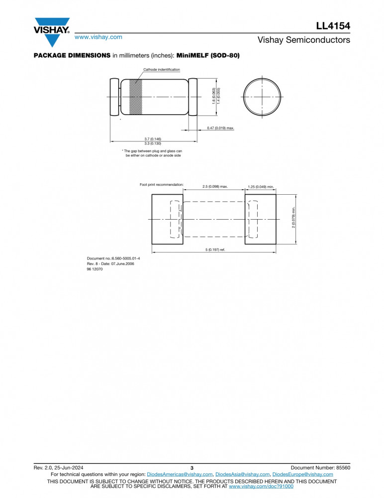 LL4154-GS datasheet page 3