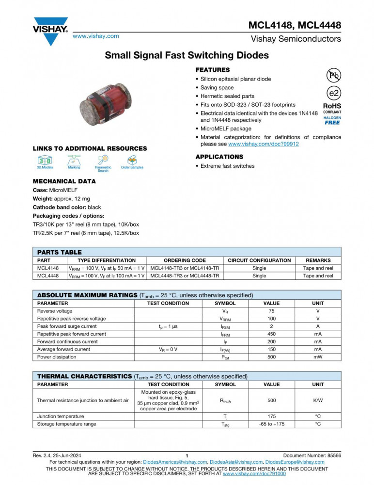 MCL4 datasheet page 1