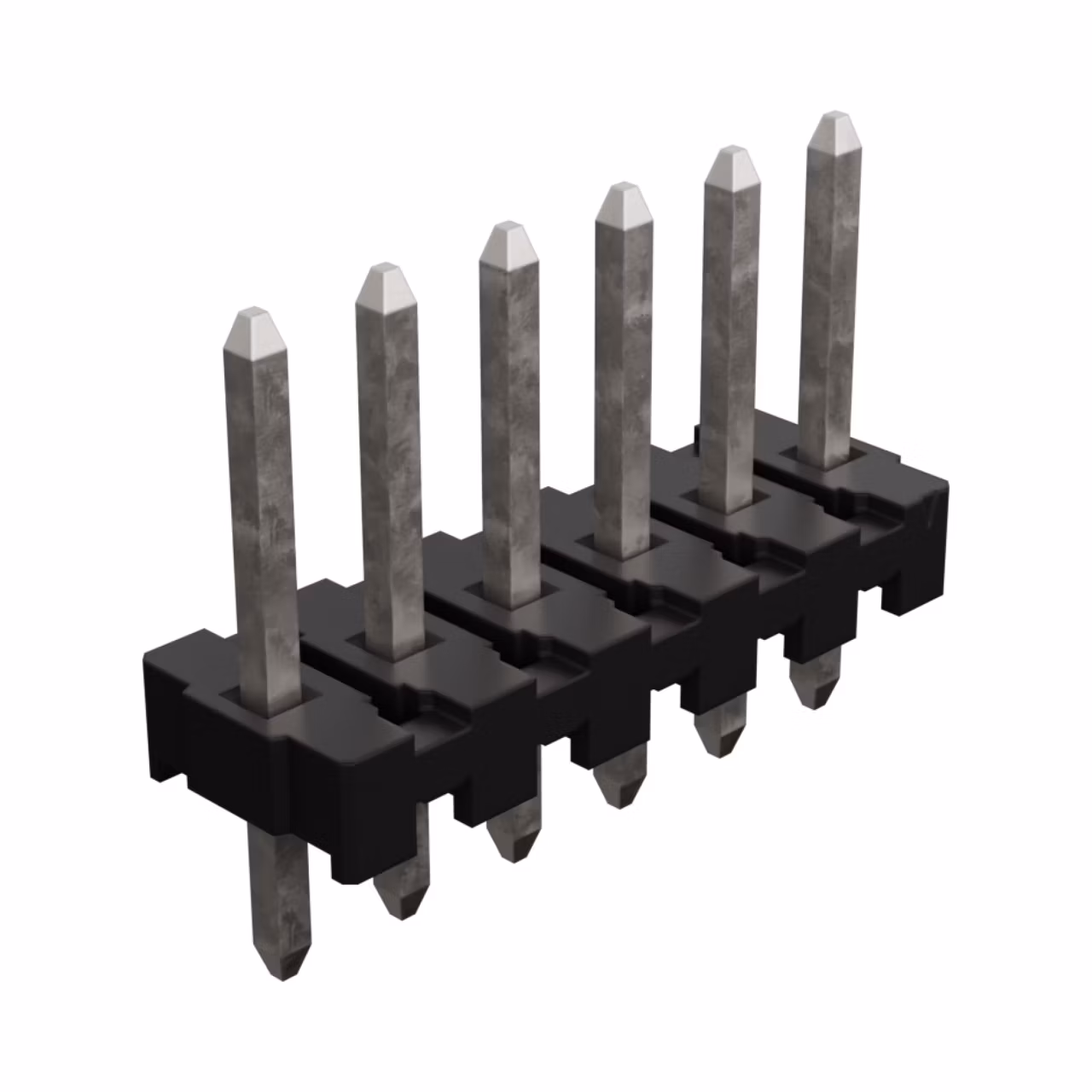 KK 396 Breakaway Header, Vertical, 6 Circuits, Matte Tin (Sn) Plating, Pin Length 17.45mm for sale