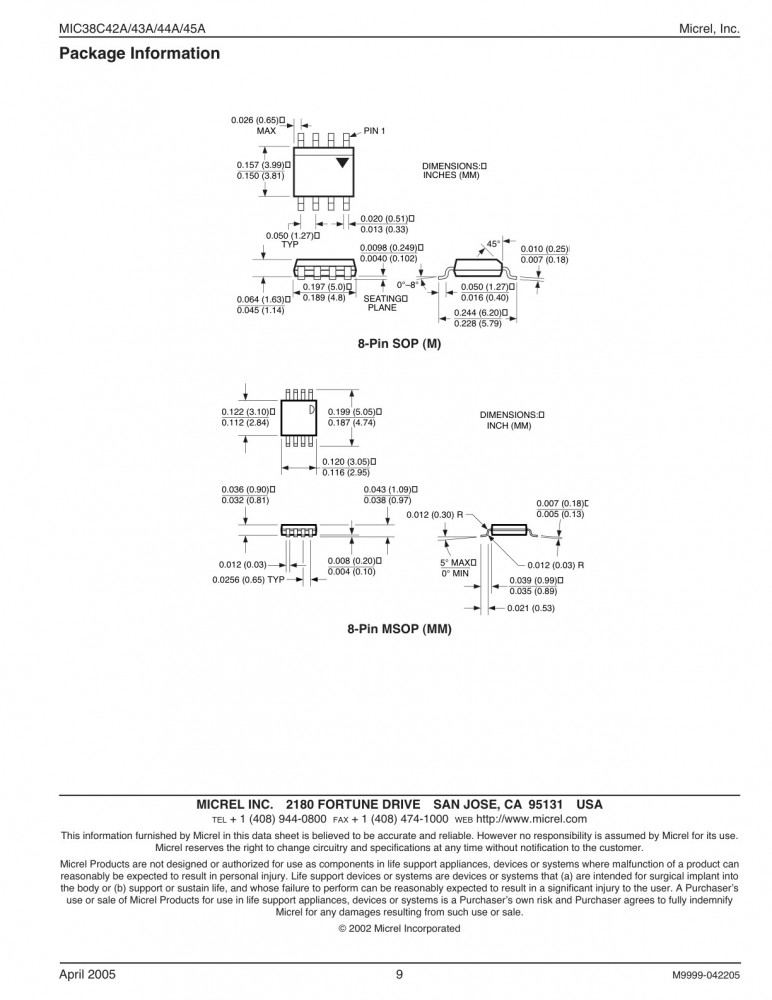 MIC38C45AYM datasheet page 9