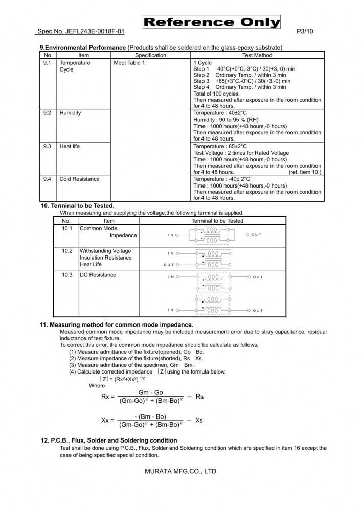 DLP0NSN350HL2L reference specification page 3