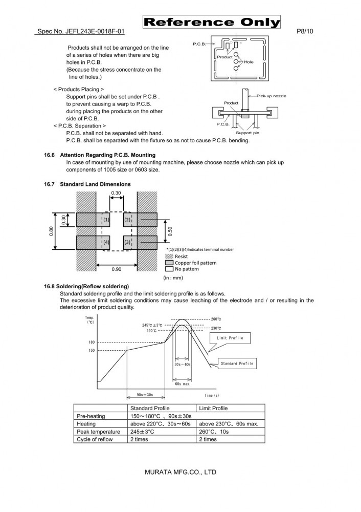 DLP0NSN350HL2L reference specification page 8