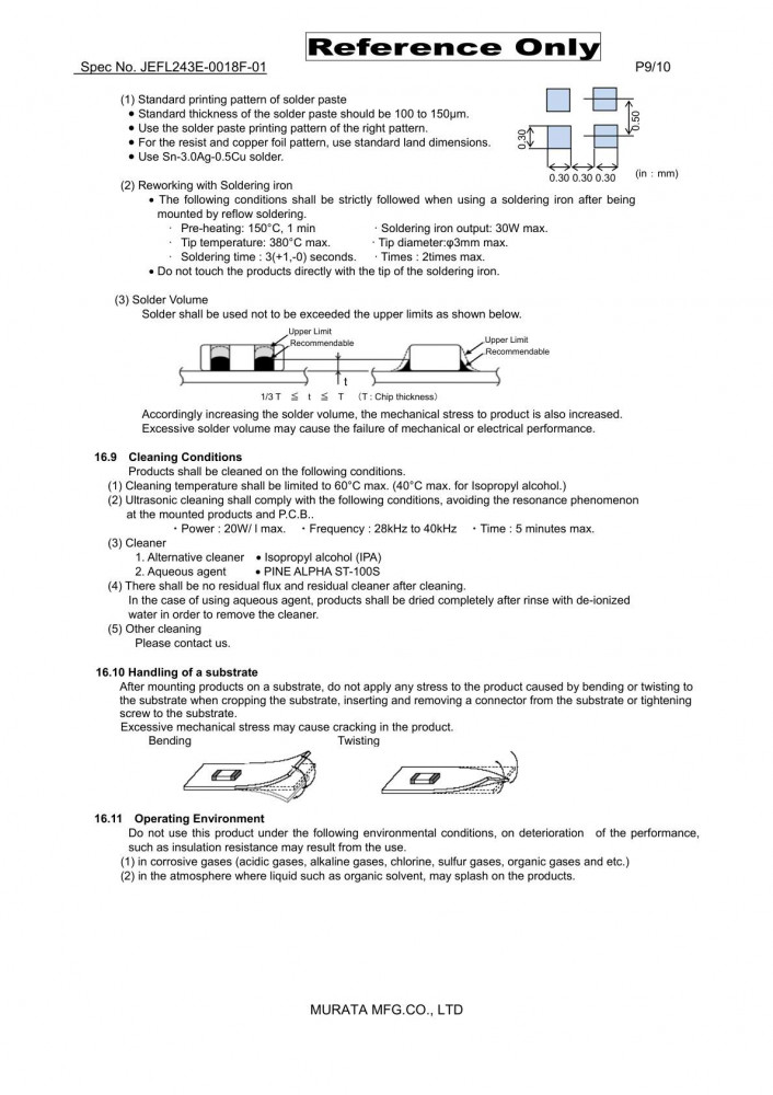 DLP0NSN350HL2L reference specification page 9