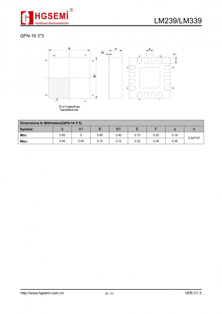 HGSEMI LM339M/TR datasheet page 9