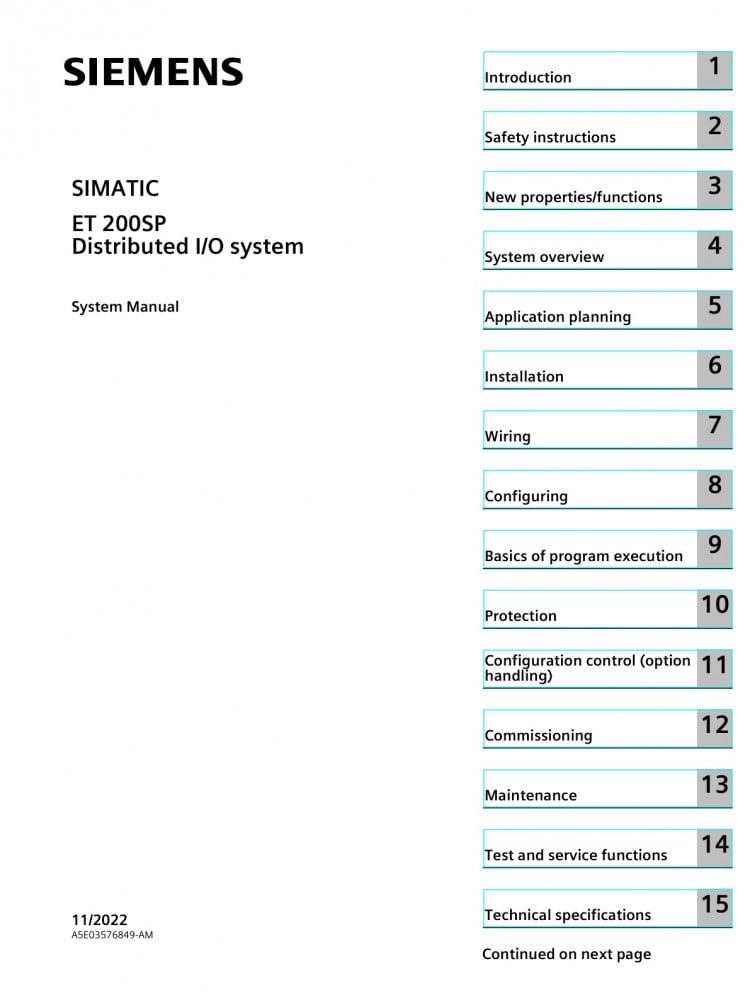 SIEMENS ET 200SP system manual page 2
