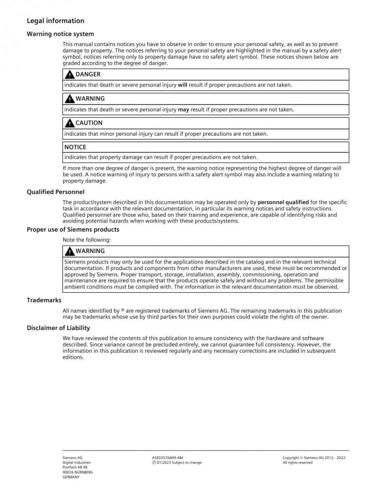 SIEMENS ET 200SP system manual page 4