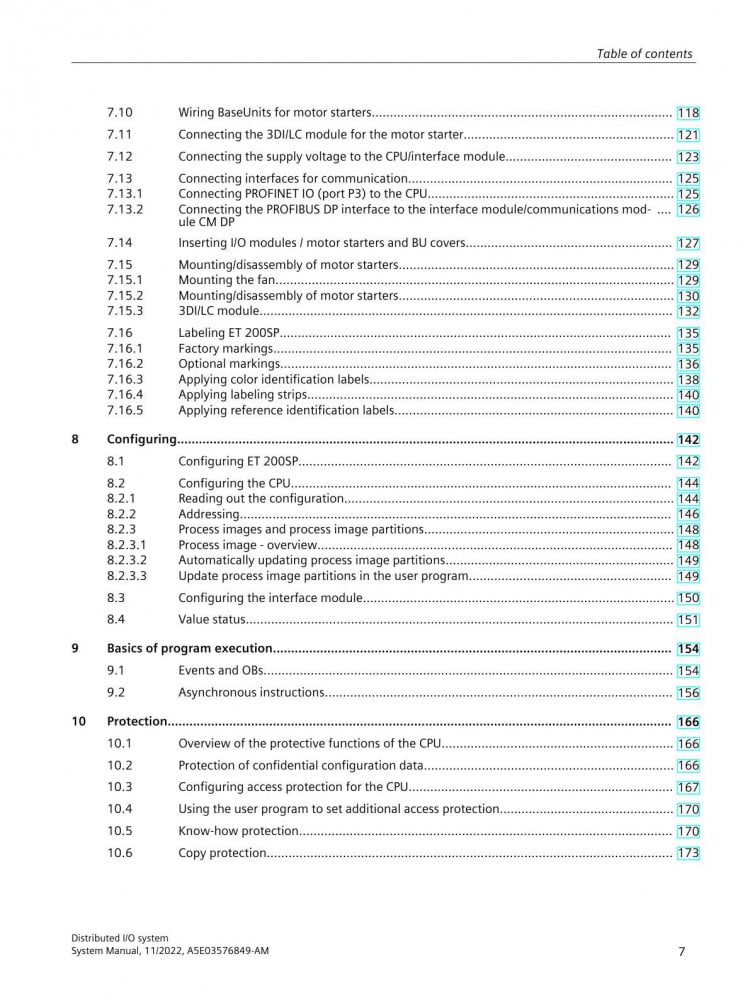 SIEMENS ET 200SP system manual page 7
