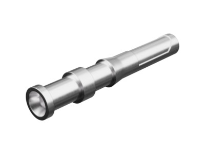 Heavy-Duty Turned Crimp Contact for 10A Inserts and Modules, Female, Silver (Ag) Plated Copper Alloy, 1.50mm² (16 AWG), 100 per Bag for sale