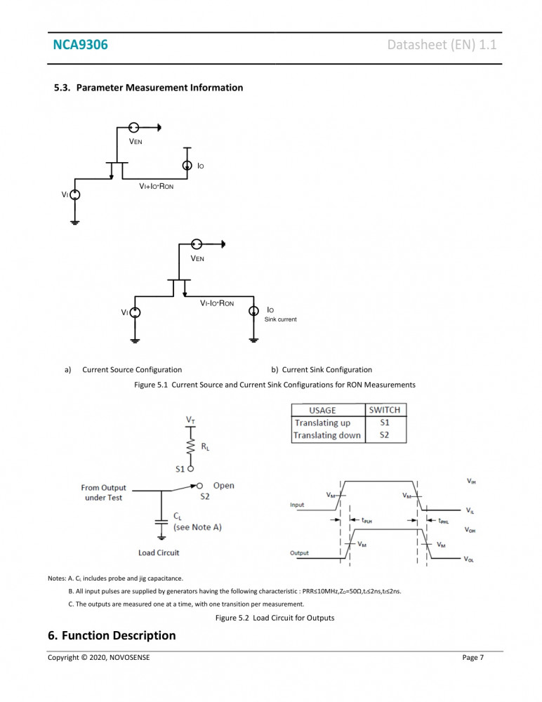 NCA9306 datasheet page 7
