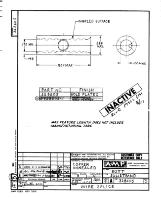 TE Connectivity 35115 Wire Splice Connectors