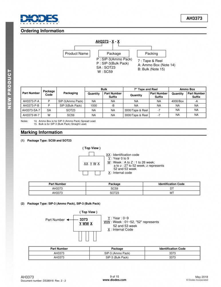 AH3373 datasheet page 9