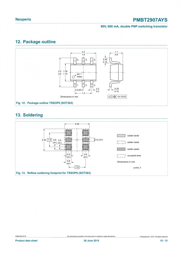 PMBT2907AYSX datasheet page 10