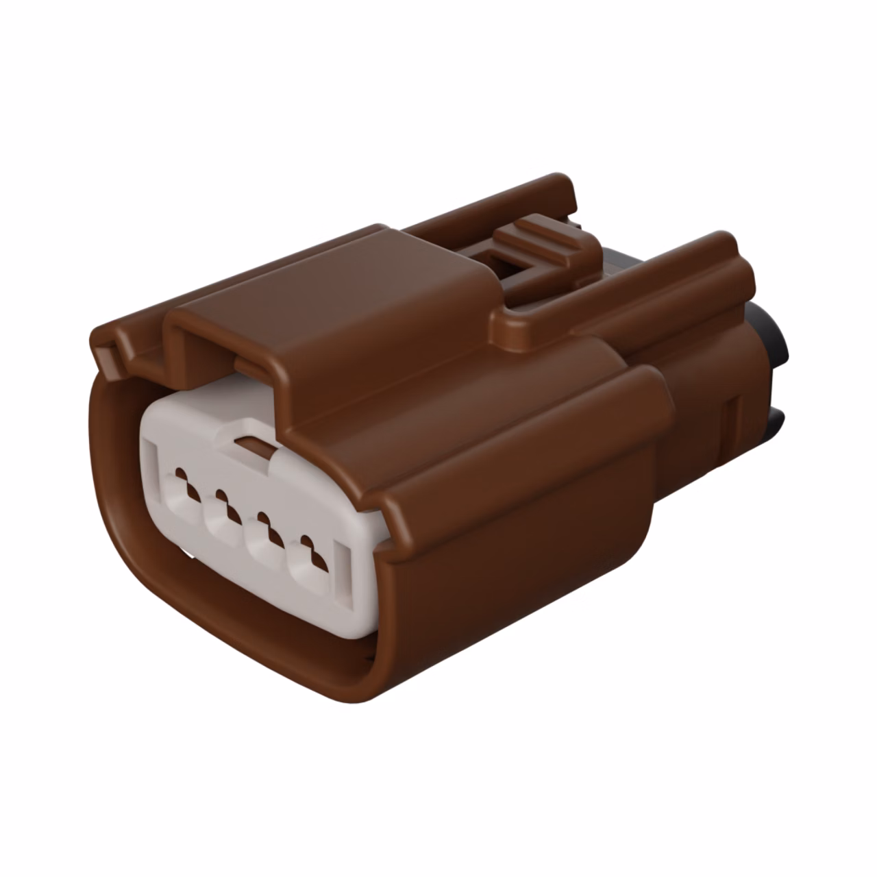 MX150 Mat-Sealed Female Connector Assembly, Single Row, 4 Circuits, Keying Option C, Brown; For USCAR Compliance, Use Alternate Part Number: 334710462 for sale
