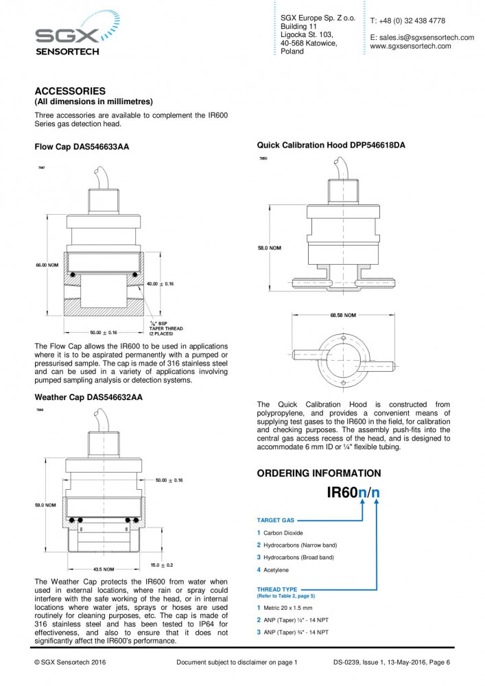 IR600 datasheet page 6