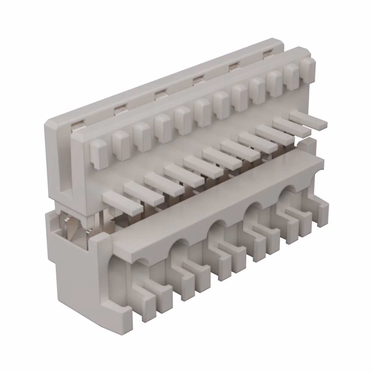 5.00mm Pitch Appli-Mate RAST Power IDT Housing, Direct/Indirect, Female, 6 Circuits, Fully Coded, Open End Walls, Glow-Wire Capable for sale