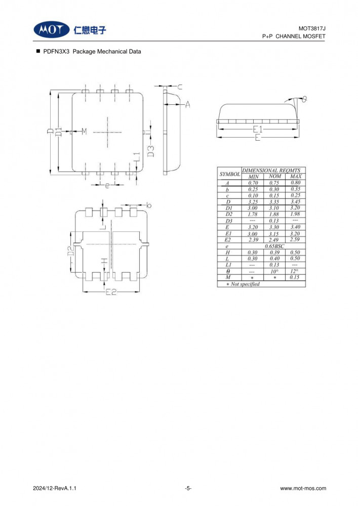 MOT3817J datasheet page 5