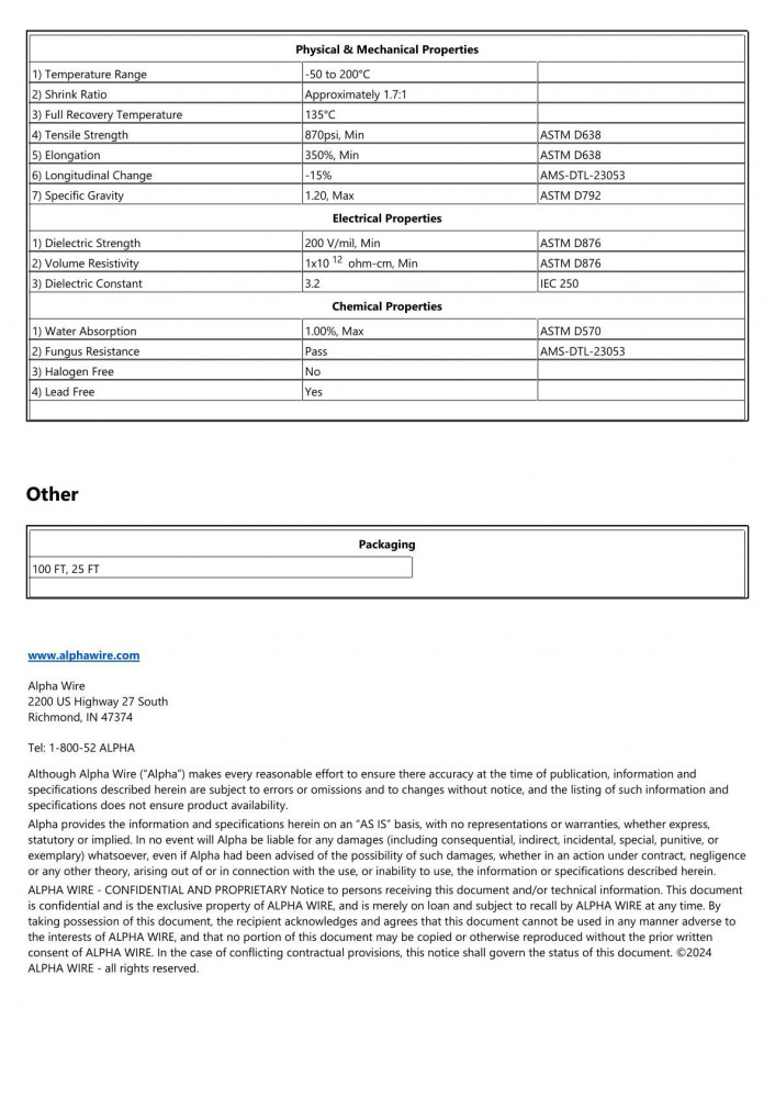 FFLEX2 SL008 technical document page 2
