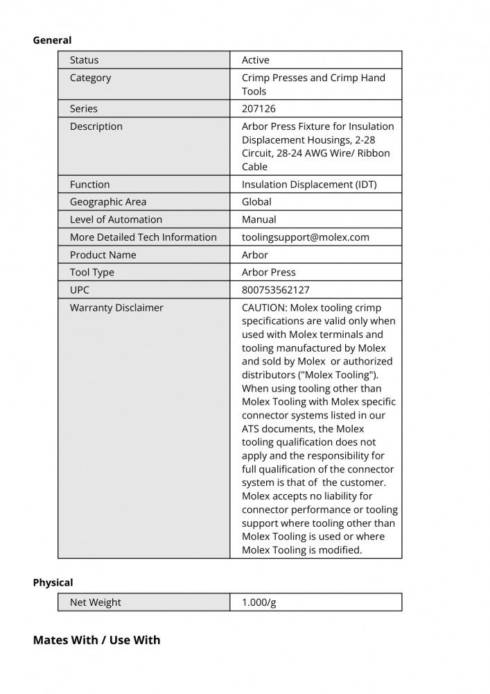 MOLEX 690200320 product reference image 2