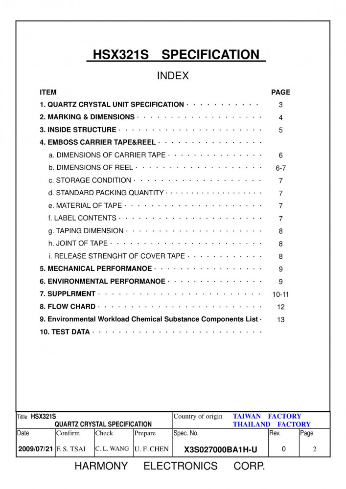 X3S027000BA1H-U specification page 2