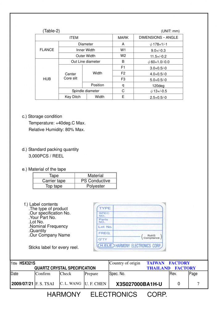 X3S027000BA1H-U specification page 7