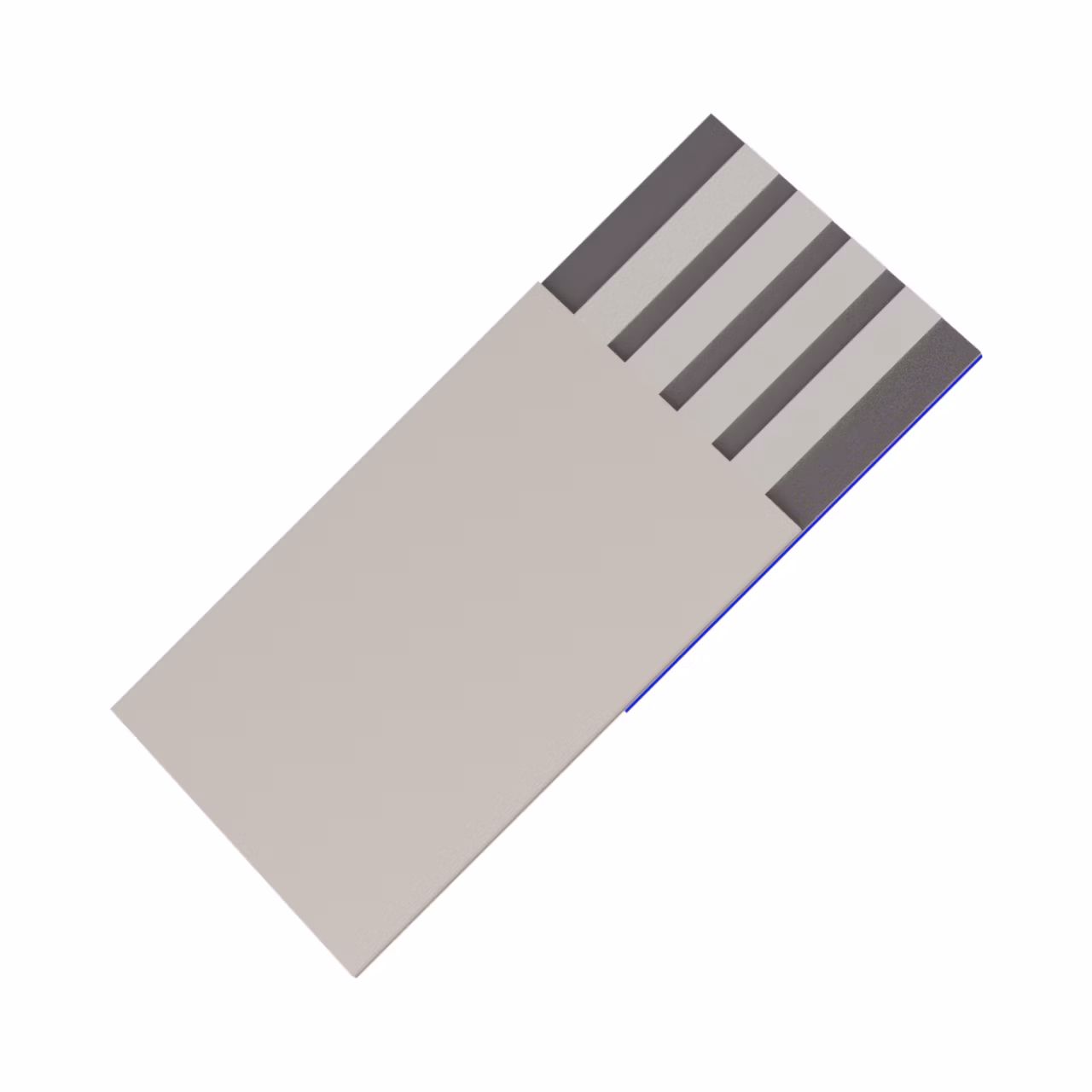1.25mm Pitch Premo-Flex FFC Jumper, Opposite Side Contacts (Type D), 254.00mm Cable Length, Tin (Sn) Plating, 4 Circuits for sale
