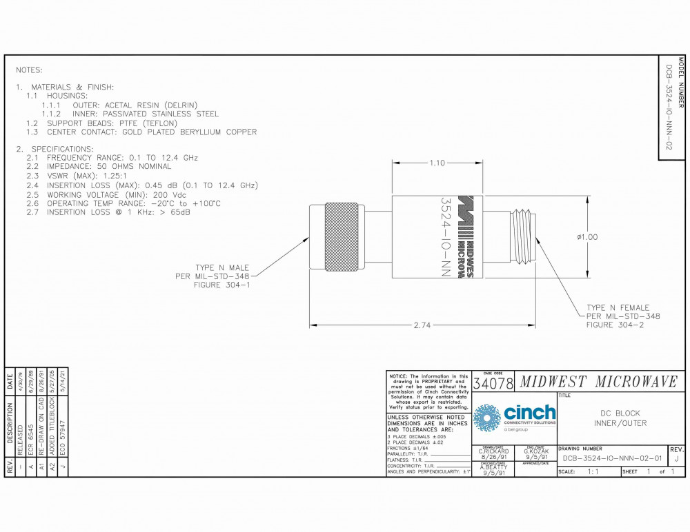 CINCH DCB-3524-IO-NNN-02 technical drawing