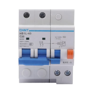 CHINT NB1LE-40 2P C25 30mA Miniature Residual Current Circuit Breaker