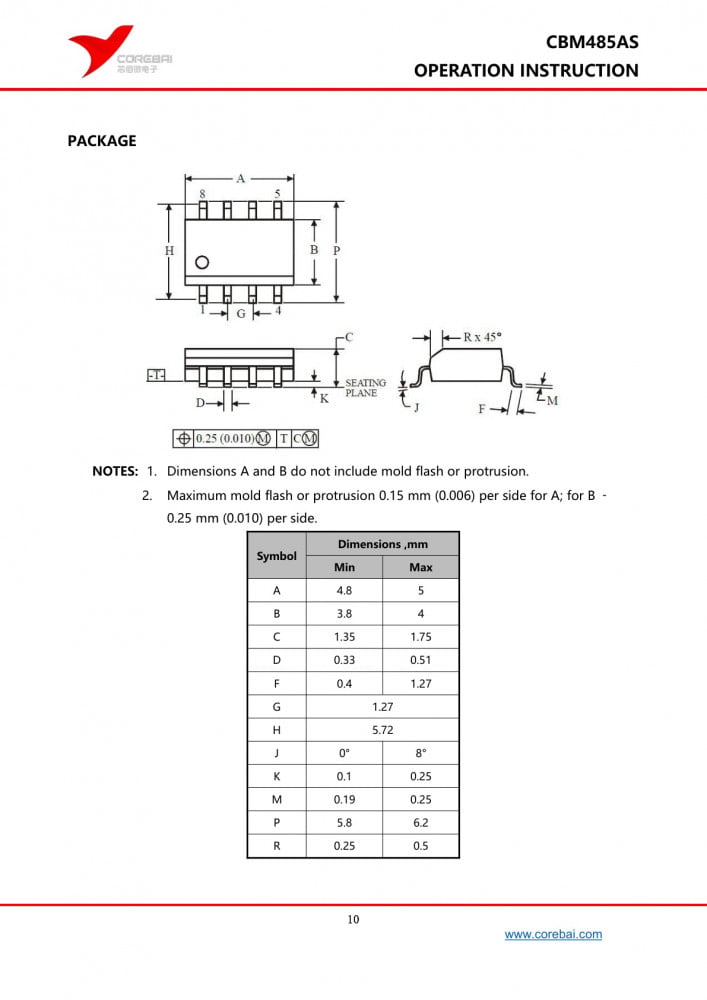 CBM485AS8 datasheet page 10