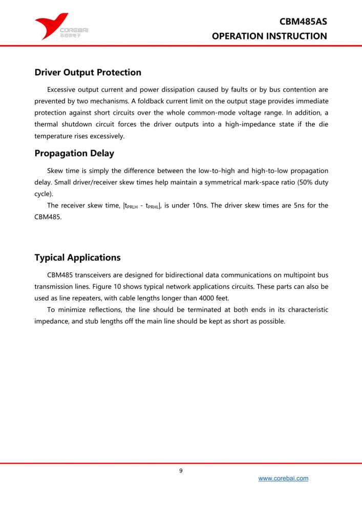 CBM485AS8 datasheet page 9