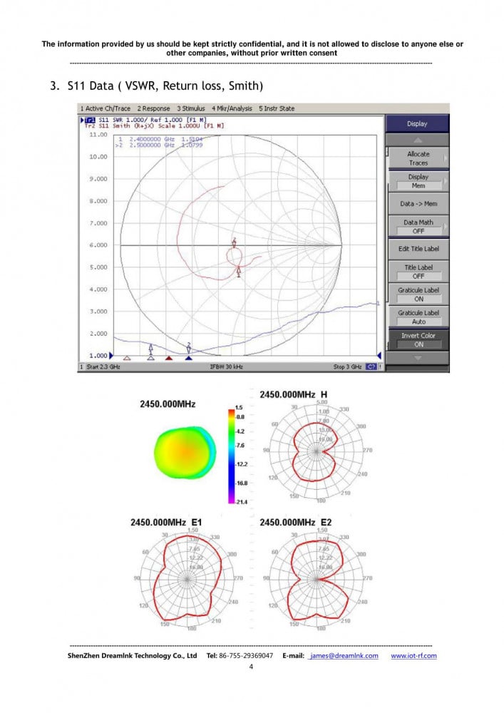 DreamLNK J007-2.4G datasheet page 4