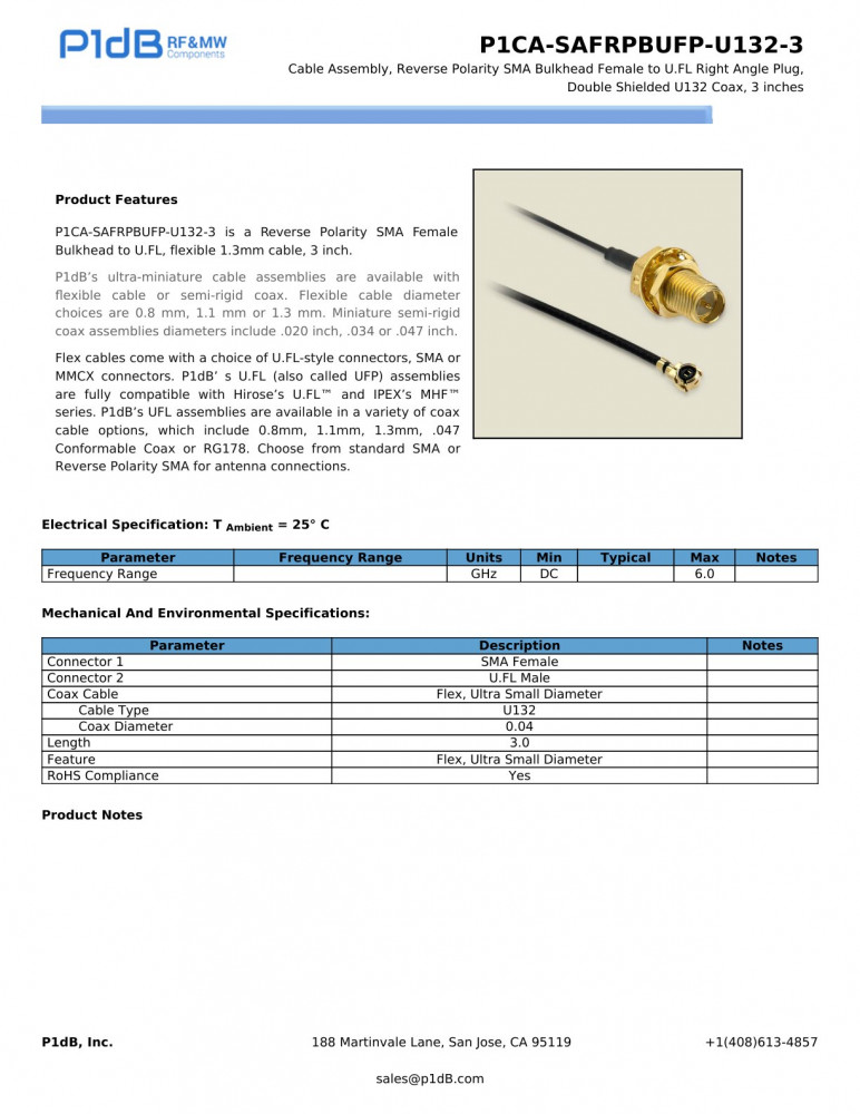 P1CA-SAFRPBUFP-U132-3 product document image