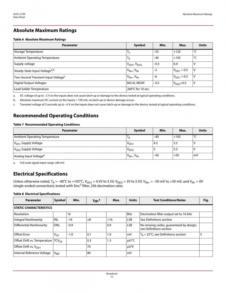 ACPL-C799 datasheet page 6