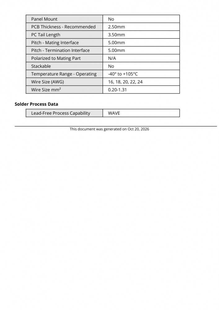 Molex 395437108 drawing preview, page 3