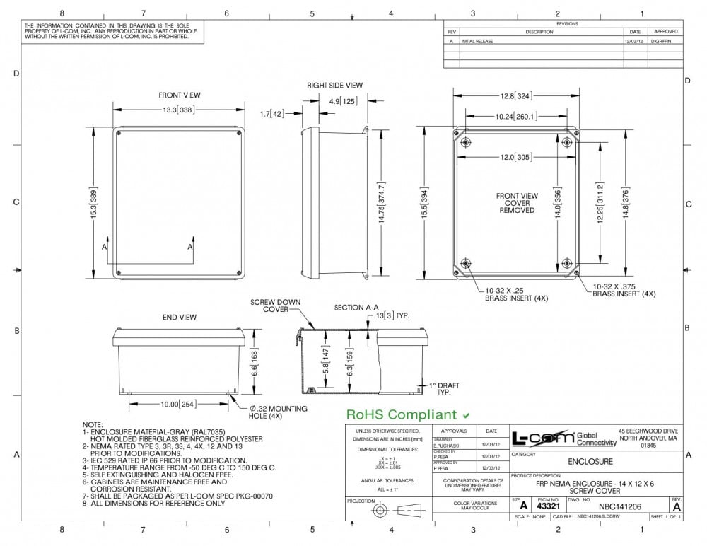 L-com NBC141206 technical document page