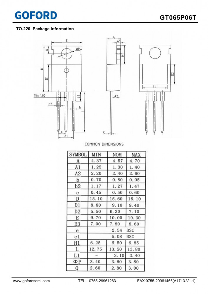 GT065P06T datasheet page 6