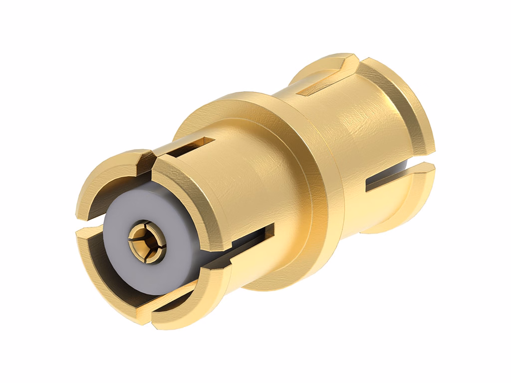 SMP Jack, Modified-to-SMP Jack, Modified Adapter, 8.60mm Length, Tray, 50 Ohms