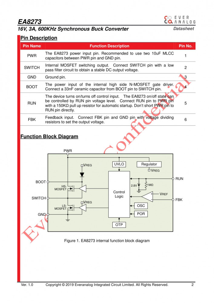 EA8273T7R datasheet page 2