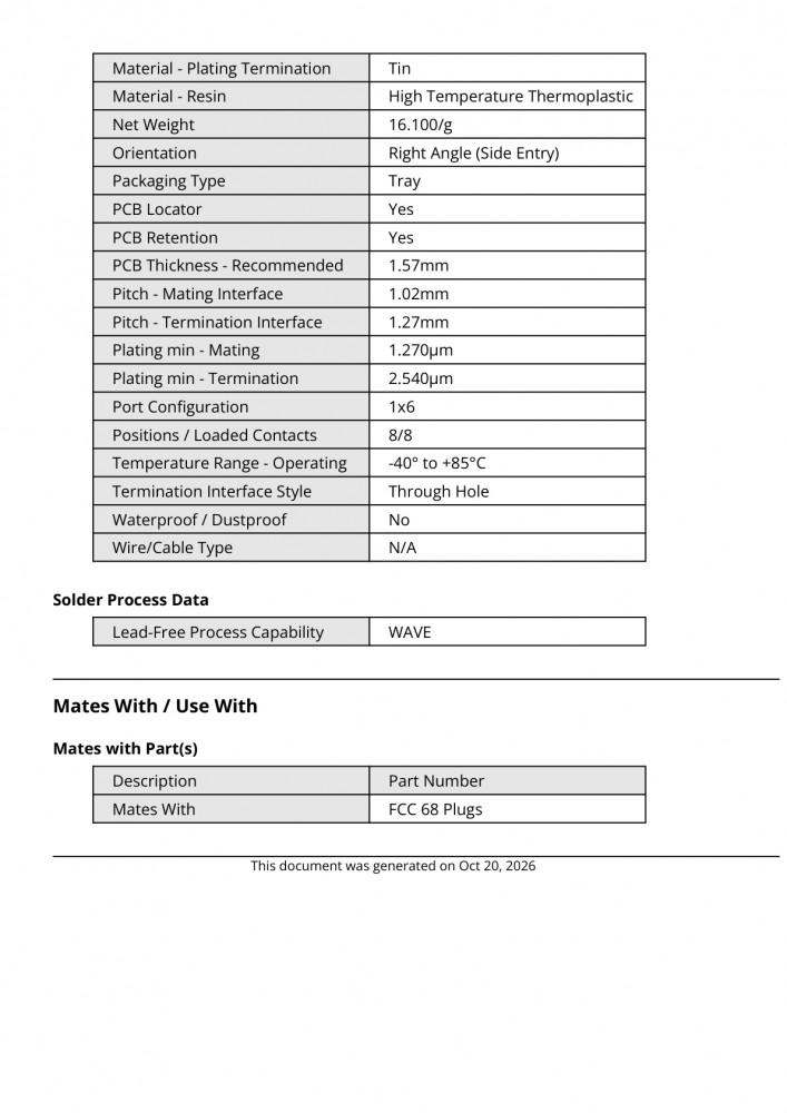 MOLEX 432238158 document image, page 3