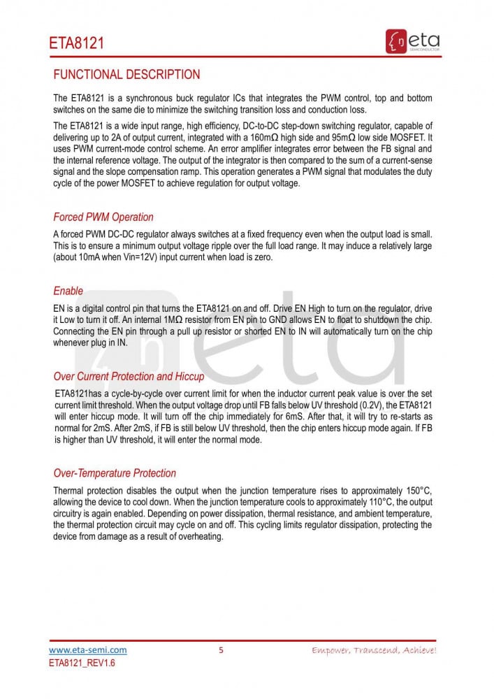 ETA8121S2G datasheet page 5