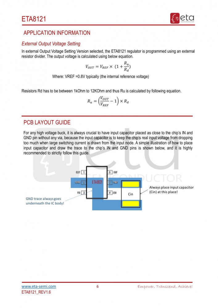ETA8121S2G datasheet page 6