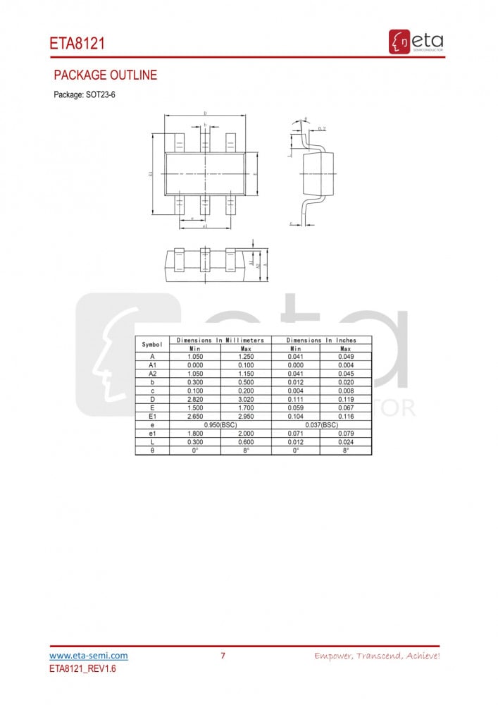 ETA8121S2G datasheet page 7